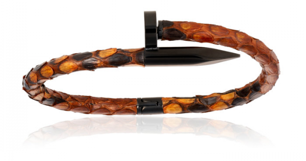 Double Bone Python Nail Bracelet