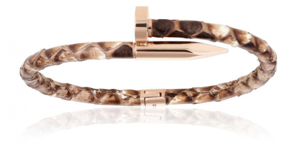 Double Bone Python Nail Bracelet