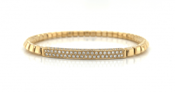 DIAMOND BAR FLEX BANGLE